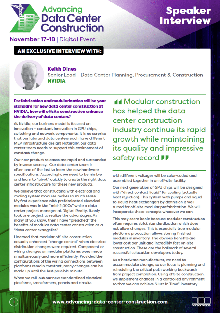 Content Library - Advancing Data Center Construction 2021