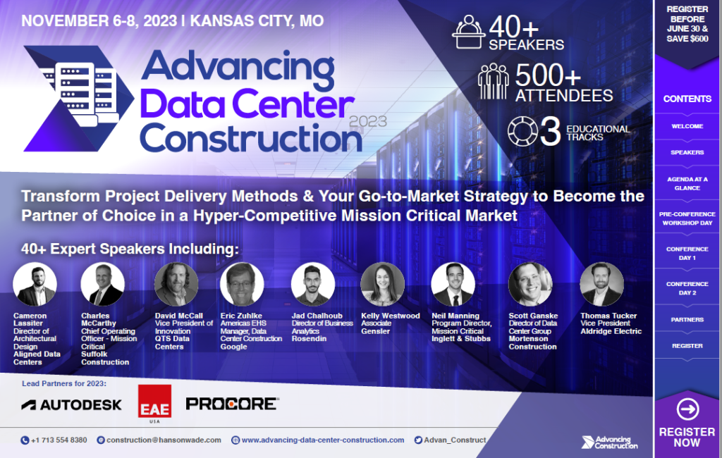 Full Event Guide - Advancing Data Center Construction